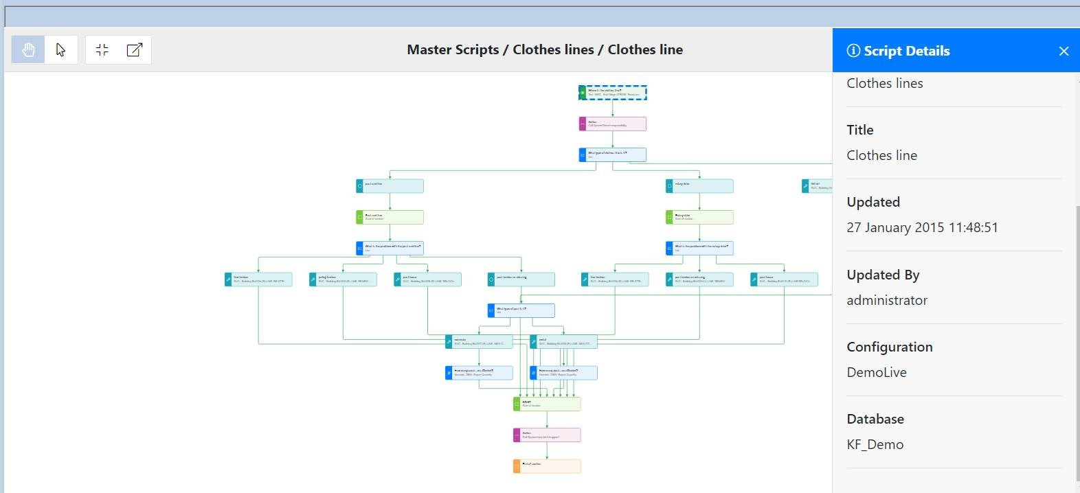 Diagnostic Script Flows with Keyfax version 4.4+ | Omfax Systems Ltd.